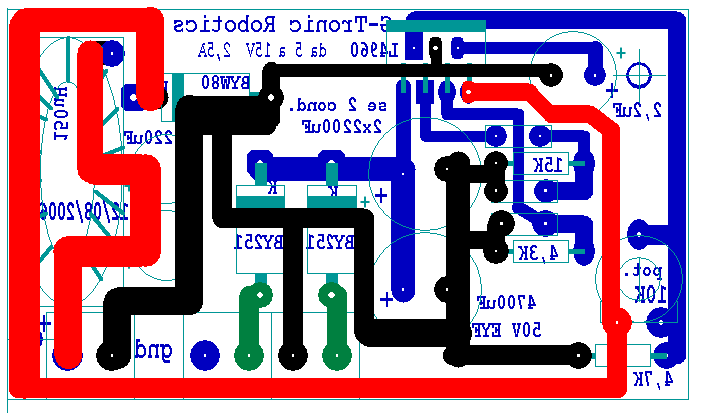 Switching Power Supply 4a L4690 Pcb Diy Fidocad Projects Free Plans For School And For